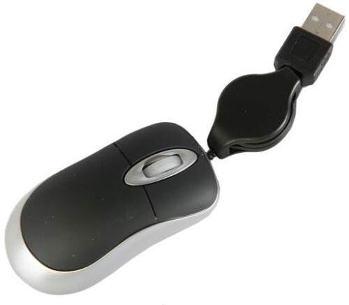 Super-Mini Mouse for Small Hand & Ideal Notebook Portable Retractable ...