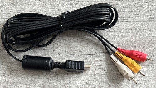 Sony Playstation 1 PS1 PS2 PS3 SLIM RCA Composite AV Audio Video Cable ...