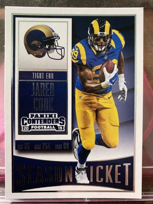 2015 Panini Contenders Football Jared Cook #25 St. Louis Rams | eBay