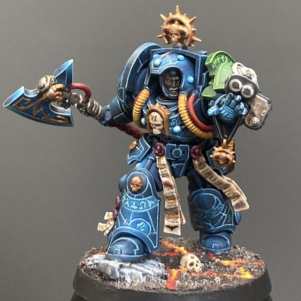 Warhammer 40K Librarian in terminator Armour Space Marines Presale ...