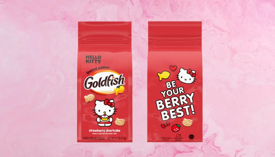 Hello Kitty Goldfish Limited Edition Strawberry Shortcake FREE SHIPPING ...