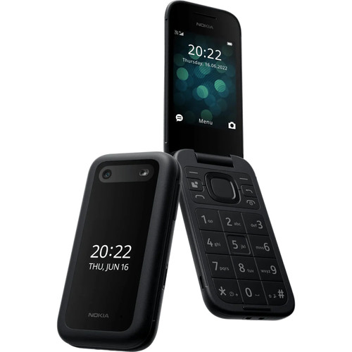 Nokia 2660 Flip 4G VoLTE Dual SIM FM Radio 128MB Flip Mobile Phone ...