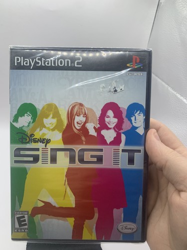 Sing It PS2 SEALED Sony Playstation 2 Miley Cyrus Vanessa Hudgens Jonas ...