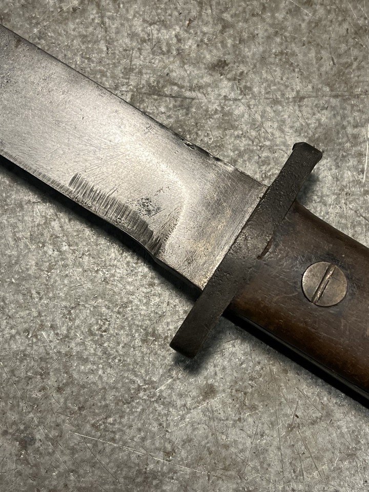 Pre-WW1 P1908 Canadian Ross Ex-Bayonet Converted “fighting Knife” From ...