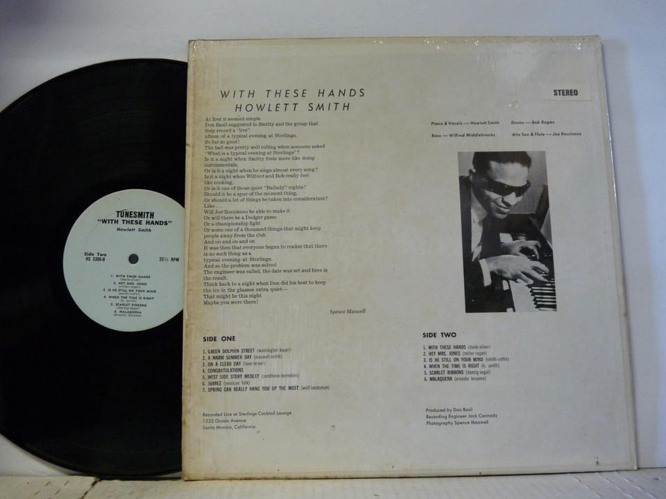 NM IN SHRINK Howlett Smith "With These Hands" LP PRIVATE LABEL R | eBay
