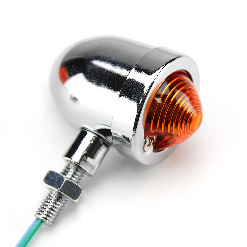 2X Motorcycle LED Turn Signal Bullet Indicator Blinker Lights For ...