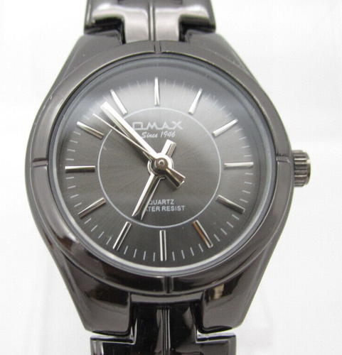 Women QMax Quartz WR Analog 25mm Dial Causal Round Watch (F637) | eBay