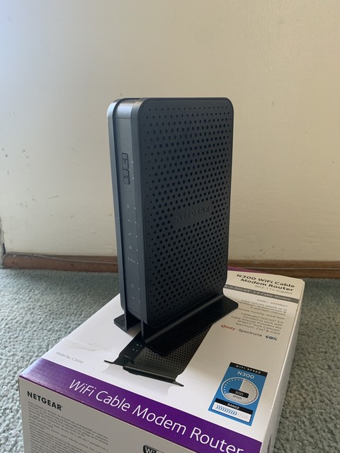 NETGEAR C3000-100NAS N300 (8x4) WiFi DOCSIS 3.0 Cable Modem Router | eBay