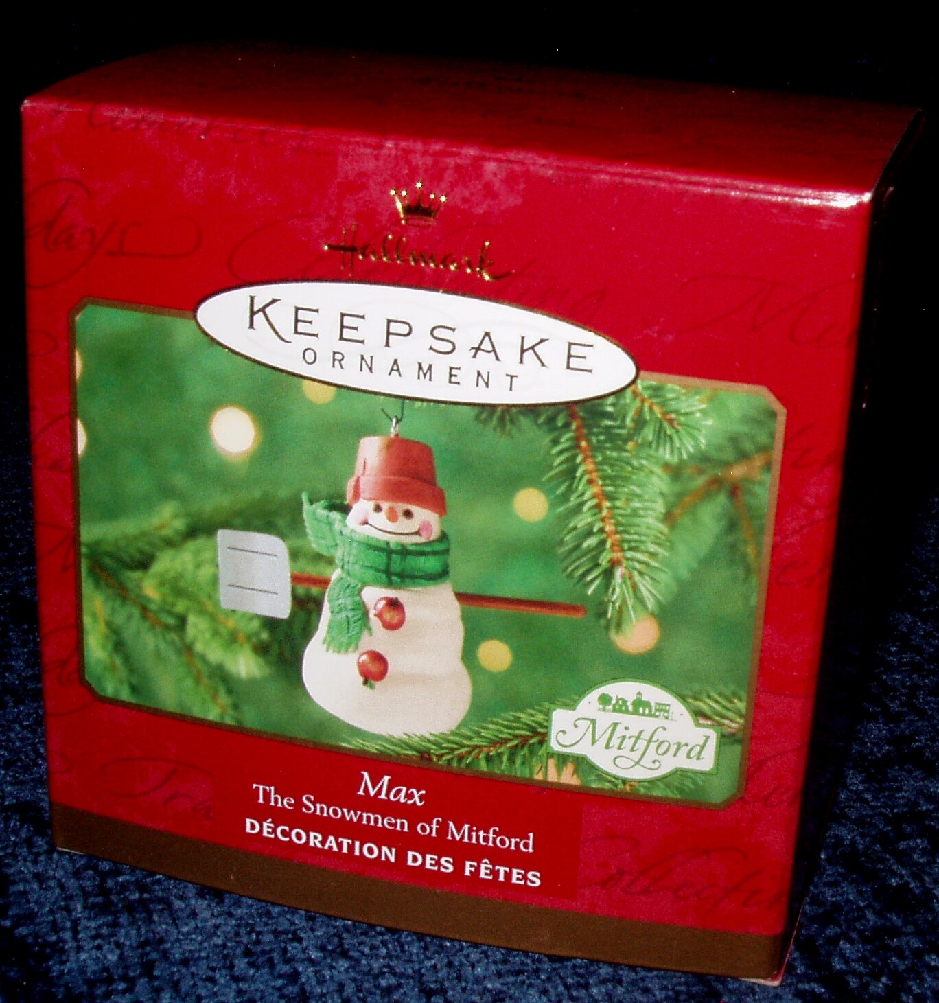 2000 Hallmark MAX with Shovel Snowmen of Mitford Jan Karon Keepsake ...