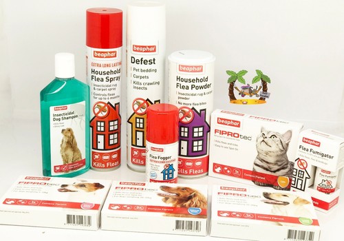 Beaphar Dog Flea Spray Flea Powder, Flea Fumigator,Defest House Flea ...