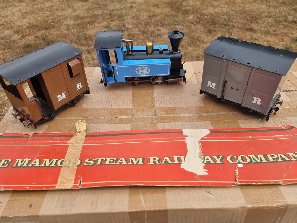 Very Rare MAMOD Locomotive Goods LIVE STEAM Train set ~ O GAUGE | eBay