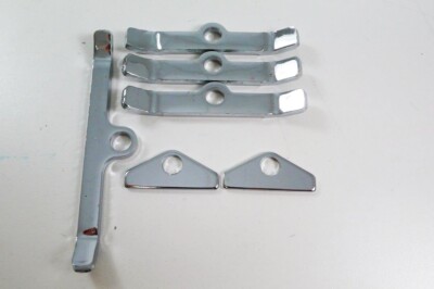 6pcs Small Block Ford Chrome Valve cover Spreader Bar Hold Down SBF 289 ...