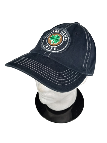 Notre Dame Fighting Irish Patch Logo Strapback Dad Hat Baseball Cap ...