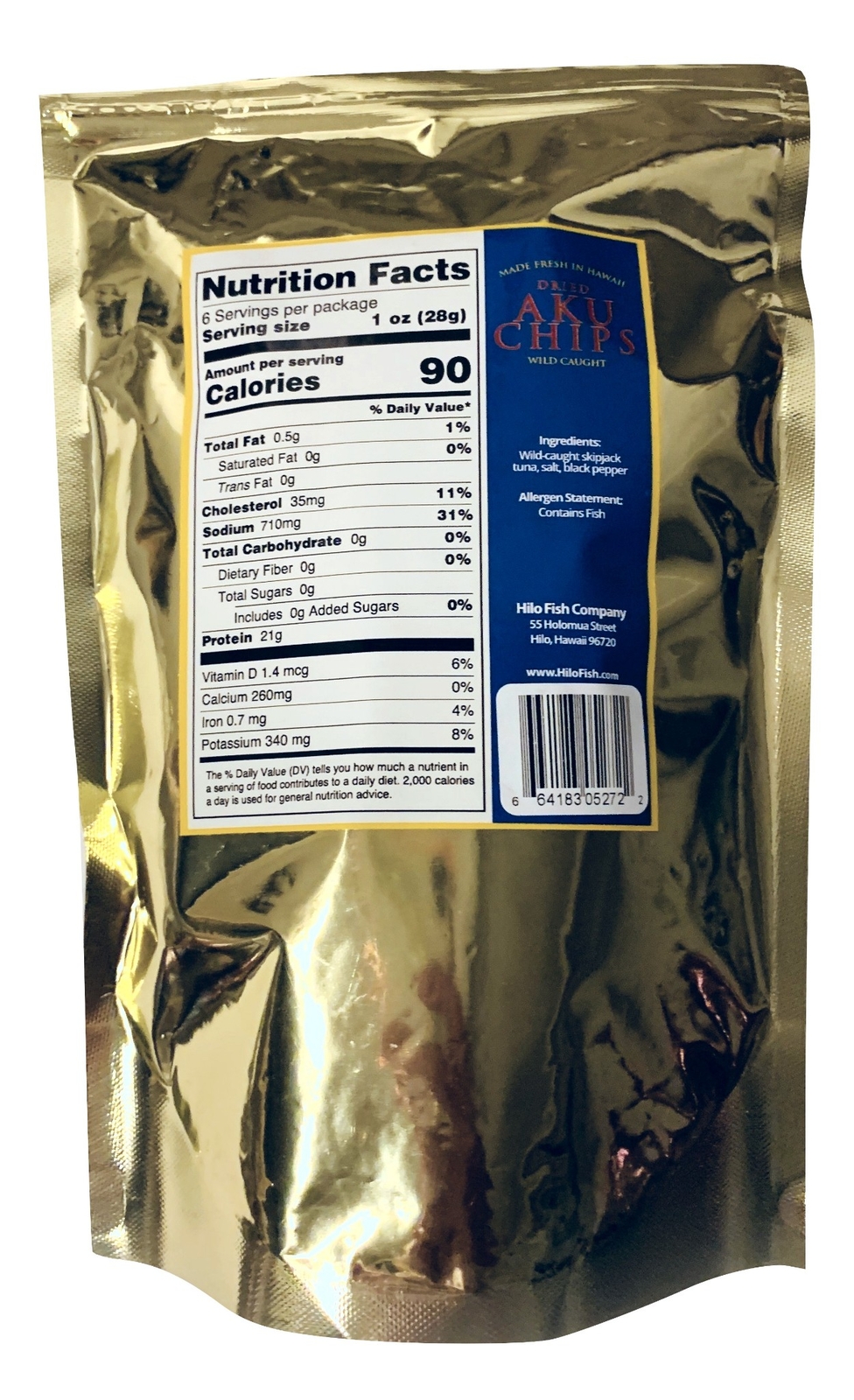 Hilo Hawaii Dried Wild Akule Aku Skipjack Tuna Chips | eBay