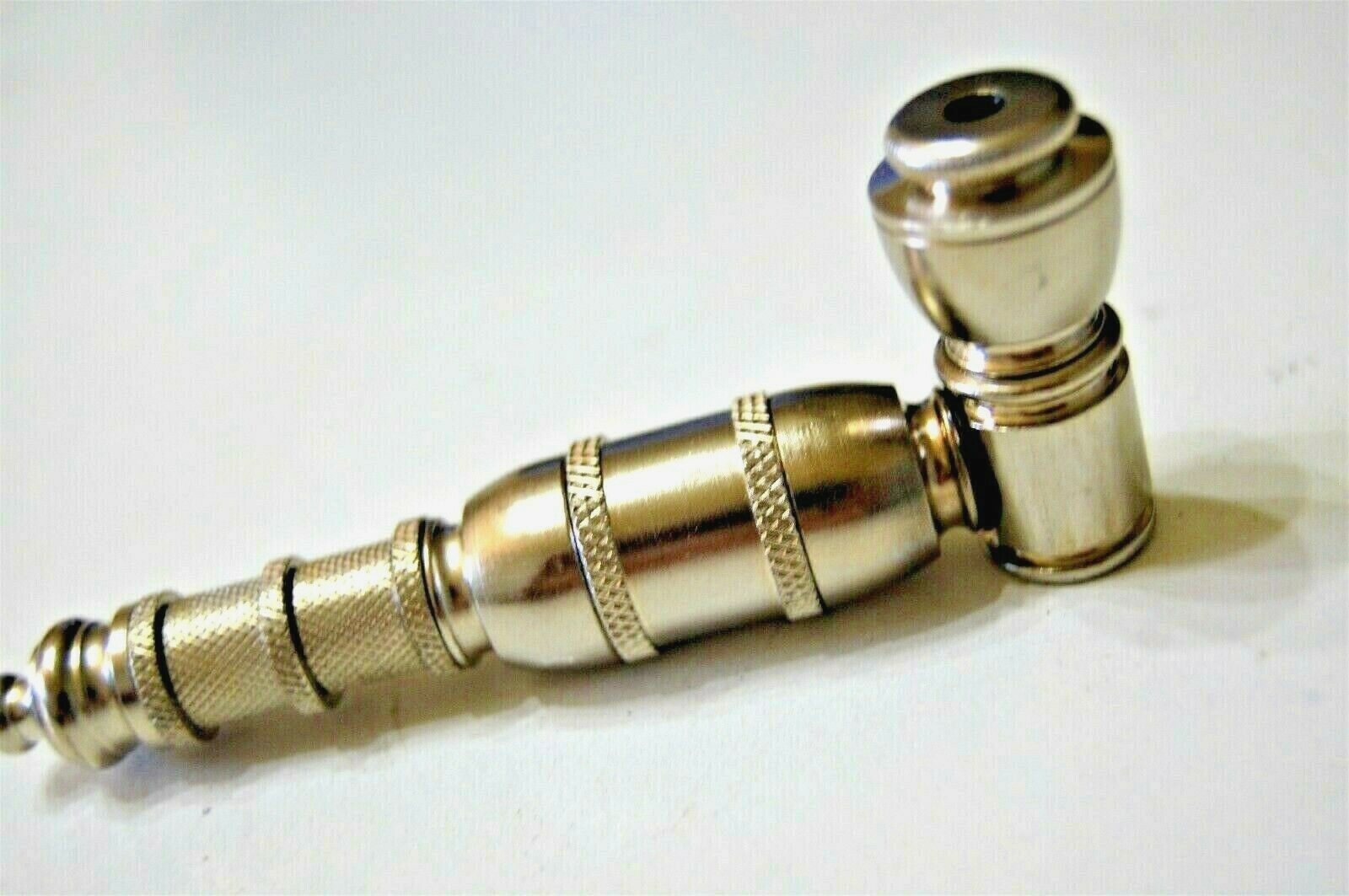 Metal Tobacco Smoking Pipe Nickel Plated Brass Pipe With Cooling ...
