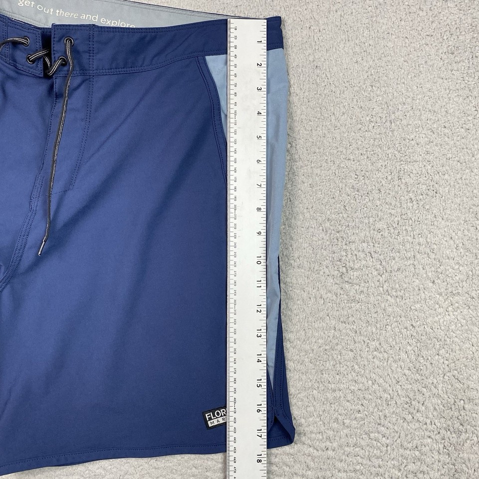 Florence Marine X Board Shorts Men's Size 33 Blue Beach Surf Swim ...