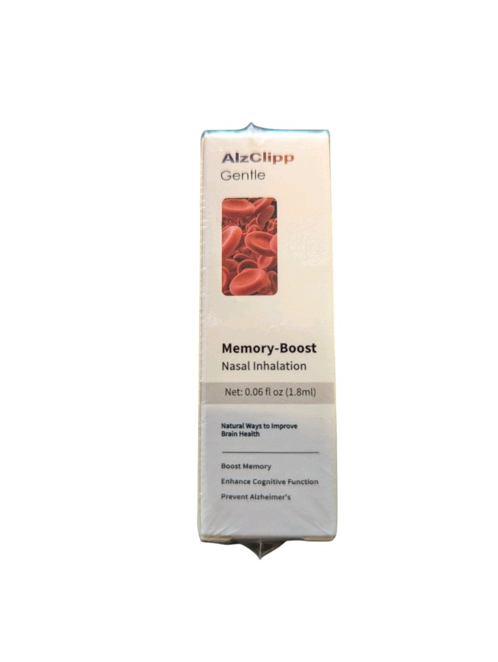 Alzclipp Memory Boost Inhaler Nasal Inhalation 1.8ML New Sealed 1 pc ...