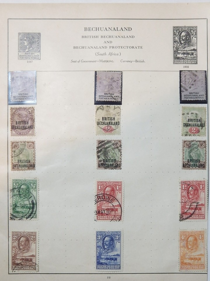 BRITISH COMMONWEALTH Collection on Album Pages - Australia to ...