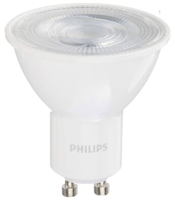 Philips 4W LED GU10 Spotlight Light Bulbs Lamp Warm White 2700K 4 Pack ...
