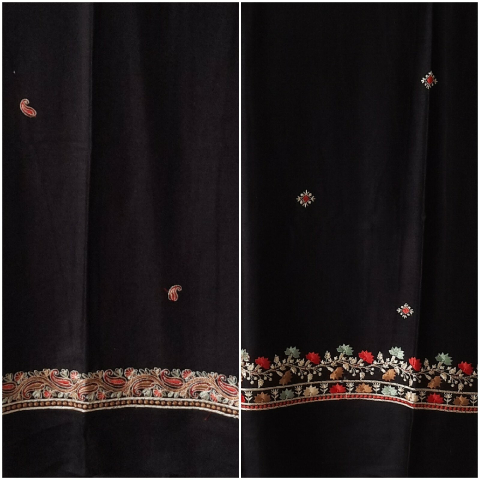 Women Islamic Embroidered Hijab Bollywood Dubai Style Pack Of 2 ...