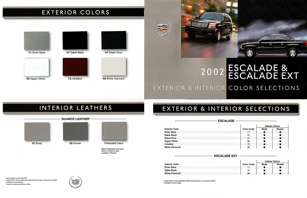 2004 Cadillac Escalade Interior Color Codes | Cabinets Matttroy