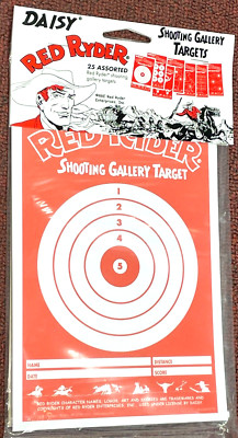 Daisy Red Ryder, Shooting Gallery Targets, 25 Assorted, 8.5" x 5.5 ...
