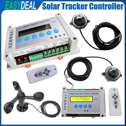 Solar Panel Tracking Single/Dual Axis Electronic LCD Solar Tracker ...