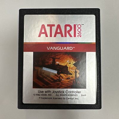 1982 “VANGUARD” Atari 2600 Game cartridge tested working -AUTHENTIC | eBay