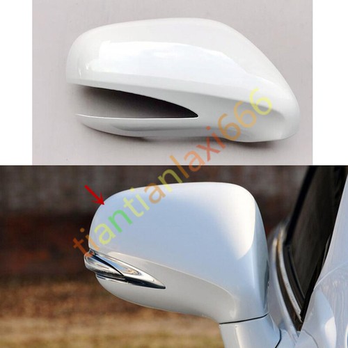 Right Side Pure White Rearview Mirror Cover Replace For Lexus ES 2010 ...
