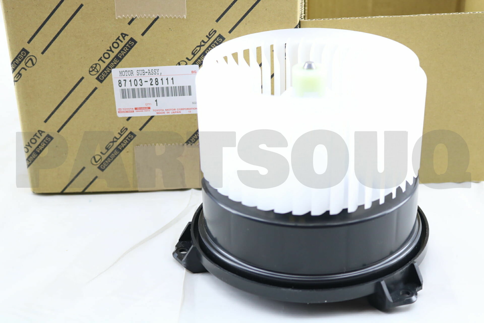 8710328111 Genuine Toyota MOTOR SUB-ASSY, BLOWER W/FAN(FOR REAR) 87103 ...