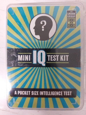 MINI IQ TEST KIT A POCKET SIZE INTELLIGENCE TEST LAGOON GROUP 2009 50 ...