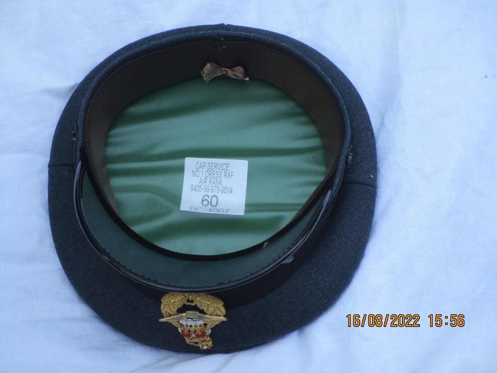 Royal Air Force, Raf, High Ranking Officer Peaked Cap, Size 60 | eBay ...