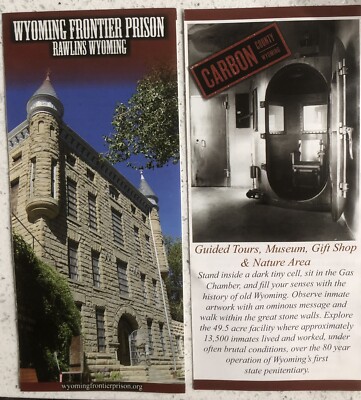 Wyoming Frontier Prison- Map & History- NP Brochure Map NPS Guide 2023 ...