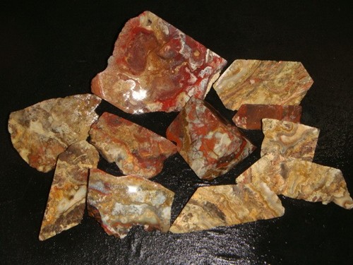 OLD CRAZY LACE AGATE CUT SPECIMENS MEXICO 6 1/4 POUNDS | eBay