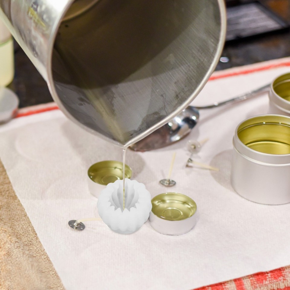 10 Pcs Cute Soap Epoxy Resin Mold Beeswax Candles Molds Melt Silicone ...