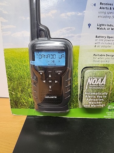 AcuRite Weather Alert Radio Specific Area Messaging NOAA 08550W1 Brand ...