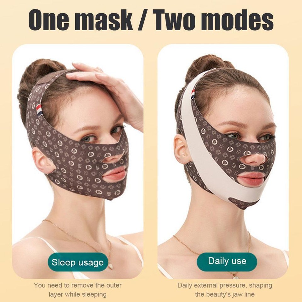 Beauty Face Sculpting Sleep Mask, V Line lifting Mask Facial Slimming ...