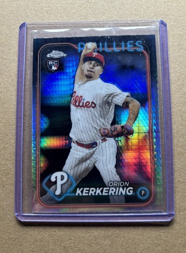 2024 Topps Chrome #180 Orion Kerkering Prism Refractor RC | eBay