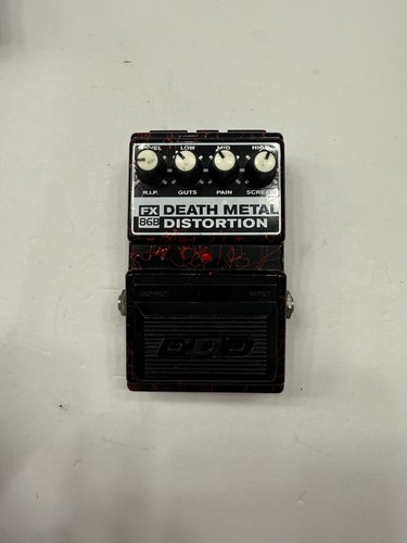 DOD Digitech FX86B Death Metal Distortion Vintage Guitar Effect Pedal ...