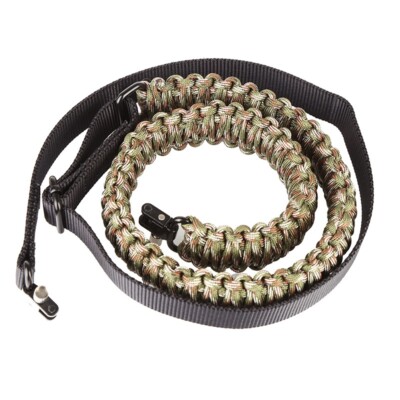 Adjustable Paracord Rifle Gun Sling Strap Swivel Parachute Cord New | eBay