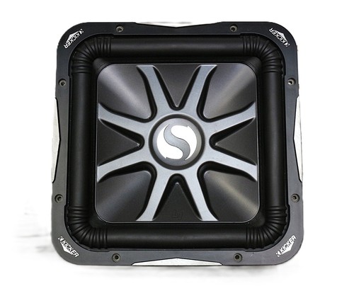 Kicker S12L7 Car Audio SoloBaric 12" Subwoofer Square L7 RoHS 4 Ohm ...