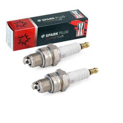 Pair Spark Plugs Champion L82YC for Fiat 500 -126 engines 499-600-650cc ...