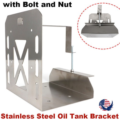 For Yamaha Outboard Oil Tank Support Bracket Mount Stainless 10.5/18 ...