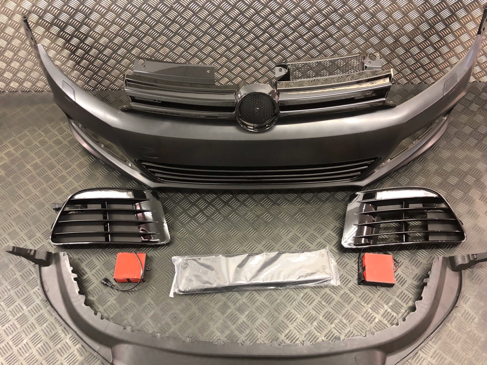 VW Golf MK6 R20 STYLE Front Bumper 2009-2012 Fit GTD TSI GTI R20 ...