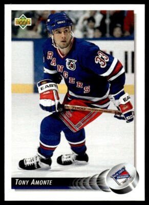1992-93 Upper Deck #138 Tony Amonte New York Rangers | eBay