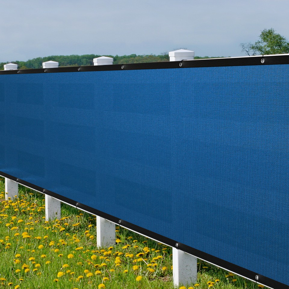 4' 5' 6' 8'x50' Windscreen Privacy Fence Screen Lawn Cover Fabric Mesh ...