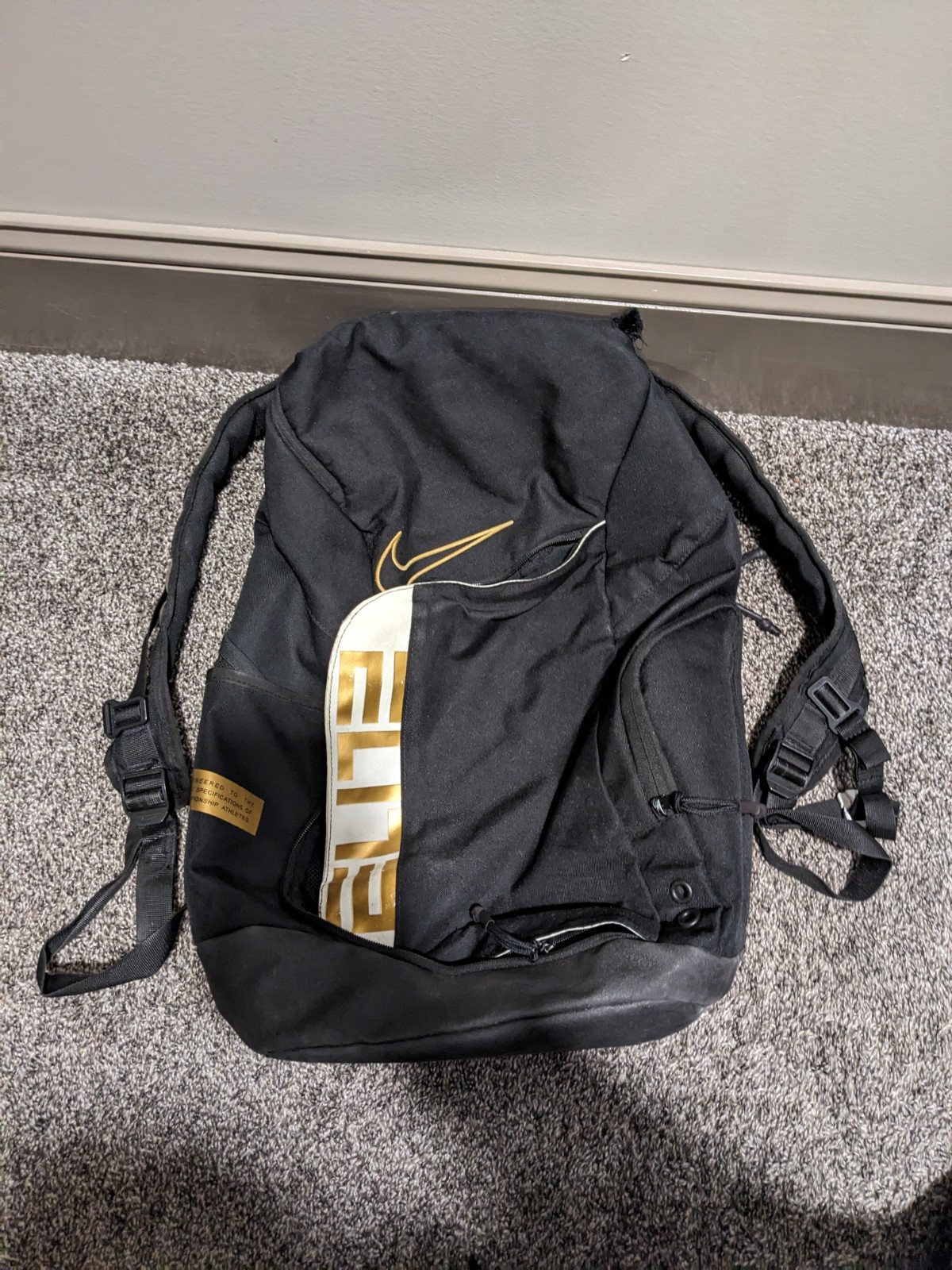 Nike Hoops Elite Pro Basketball Backpack 32L - Black … - Gem