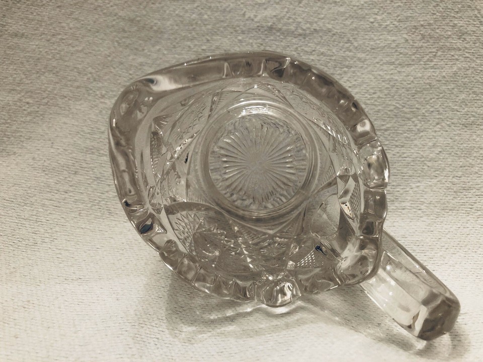 Cambridge Glass Clear Near Cut Marjorie Pressed Glass Individual ...