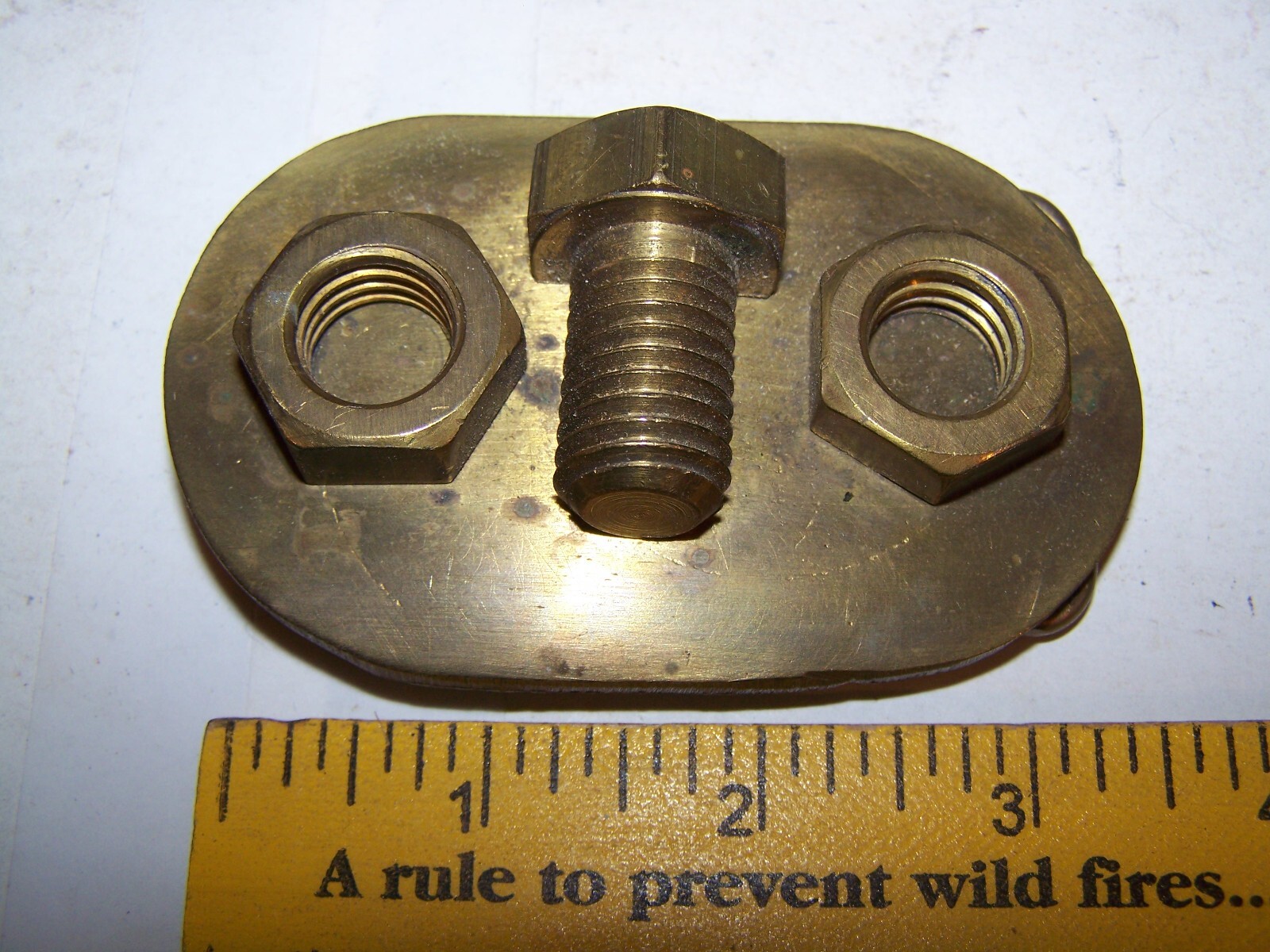 Vintage Brass Nut and Bolt Belt Buckle | eBay