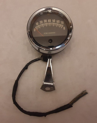1960s Vintage RAC Tachometer 8K 8,000 RPM 63003580 Column Mount #7062 ...